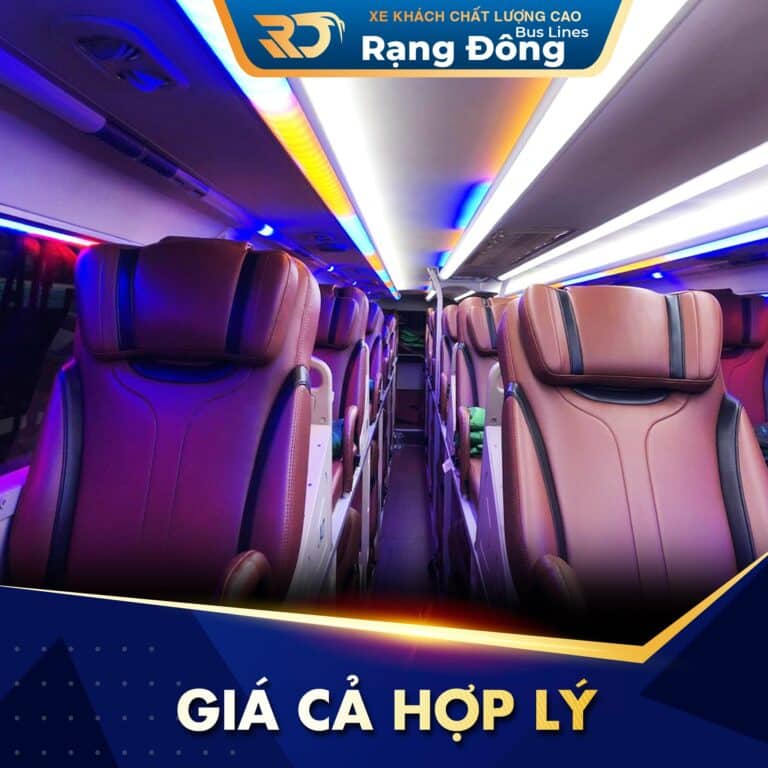 Nhà xe Rạng Đông Buslines- Lịch trình, giá vé, số điện thoại