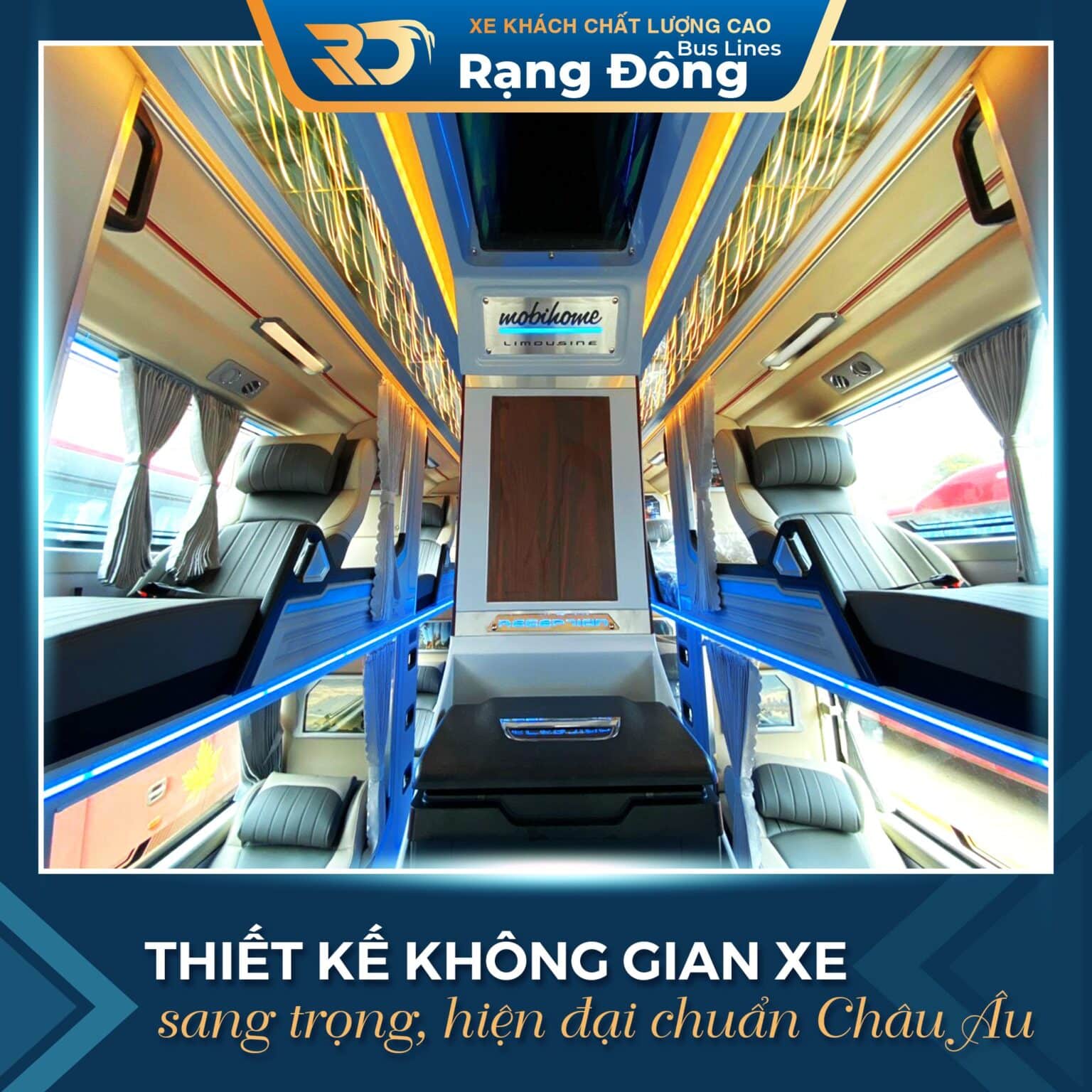 Nhà xe Rạng Đông Buslines- Lịch trình, giá vé, số điện thoại